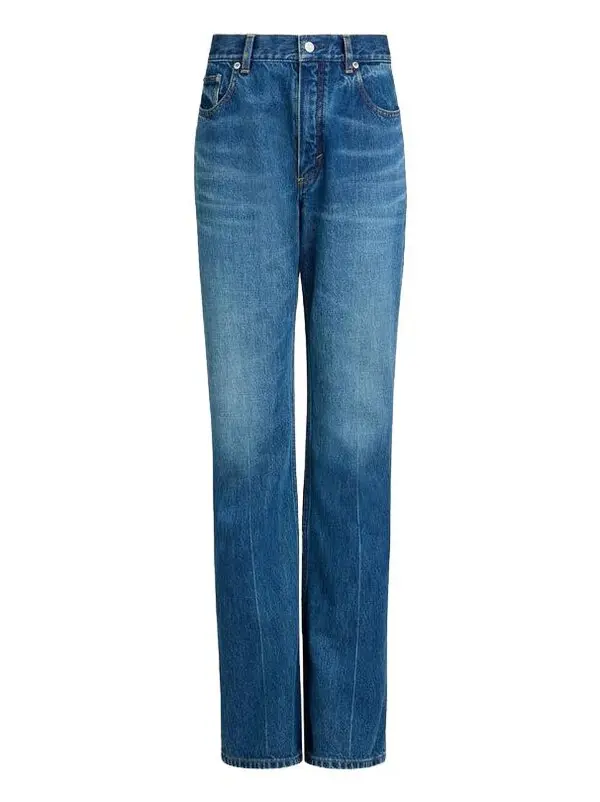 Alaïa Denim Bootcut Jeans - Blue