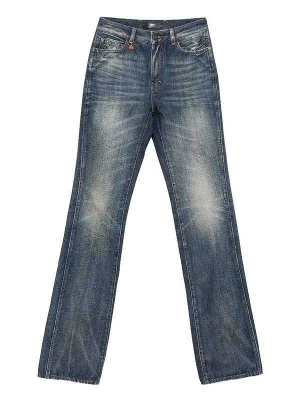 Amiri Denim Straight-leg Jeans - Blue