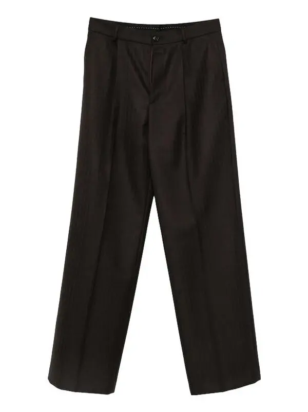 Dries Van Noten Trousers Wide-leg Trousers - Brown