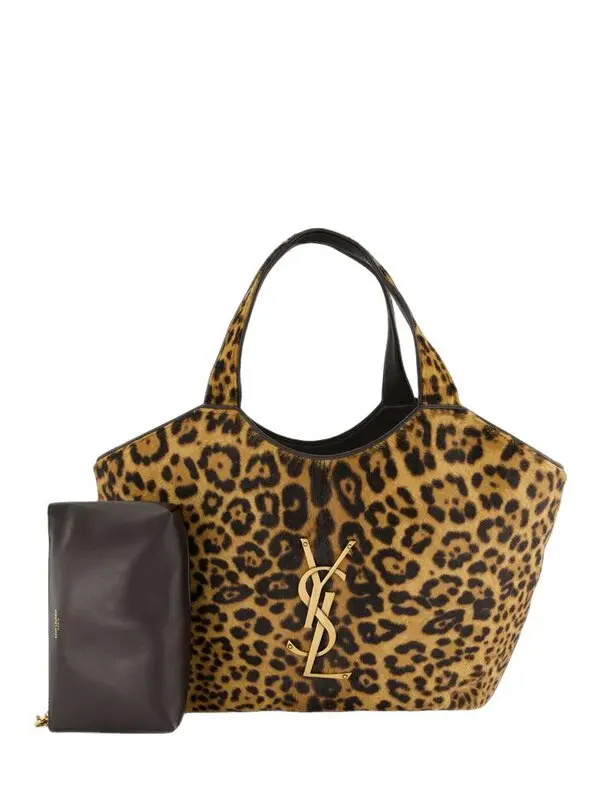 Saint Laurent Tote Bags - Brown