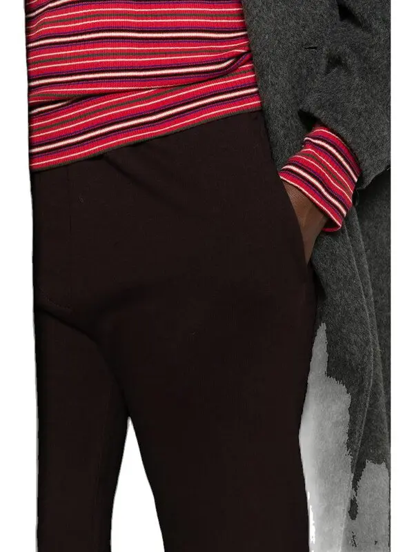 Dries Van Noten Trousers Track Pants - Brown