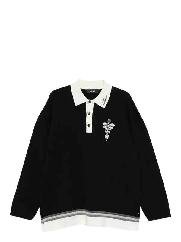 Amiri Polo Shirts - Black