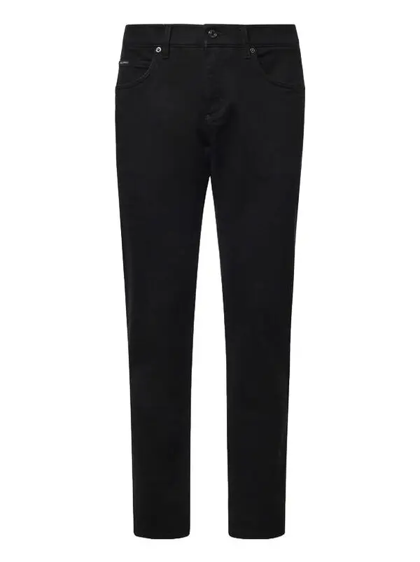 Dolce & Gabbana Denim Slim-fit Jeans - Black