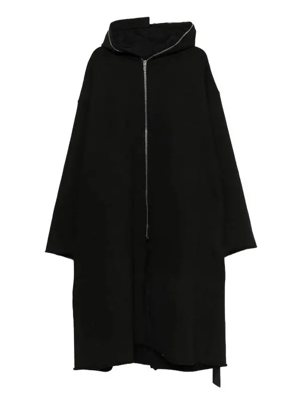 Rick Owens Jackets Hooded Jackets - Black