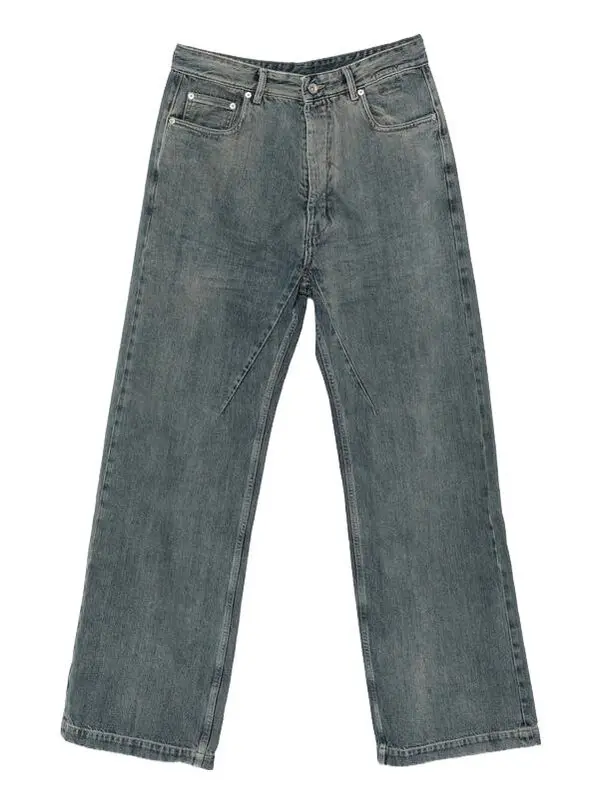 Rick Owens Denim Wide-leg Jeans - Blue