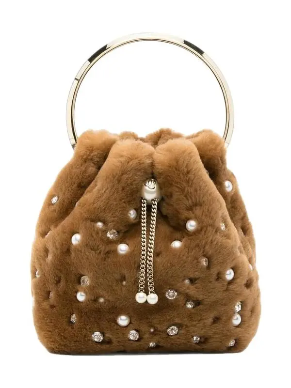 JIMMY CHOO Bucket Bags - Brown