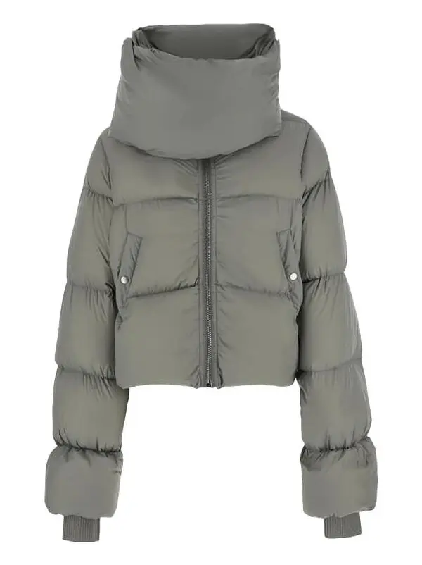 Rick Owens Grey Jackets Puffer Jackets - Gray