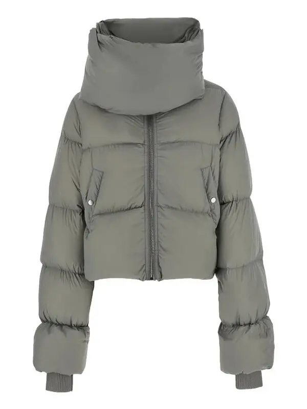 Rick Owens Grey Jackets Puffer Jackets - Gray
