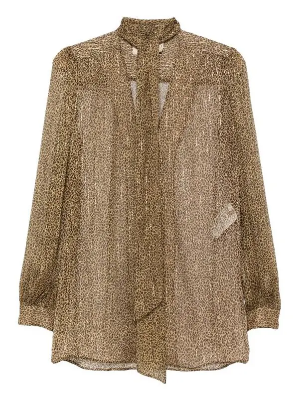 Valentino Garavani Neutrals Tops Blouses - Cream