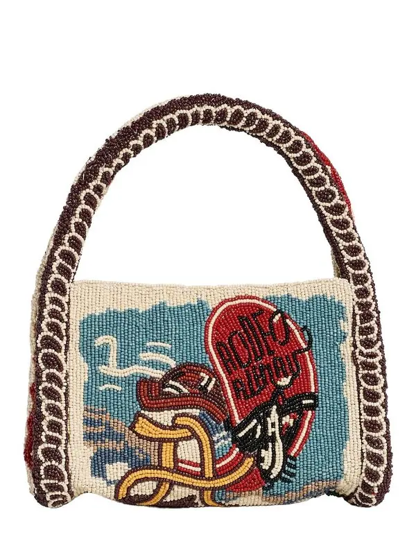 ALEMAIS Ace Beaded Barrel Bag - Multi