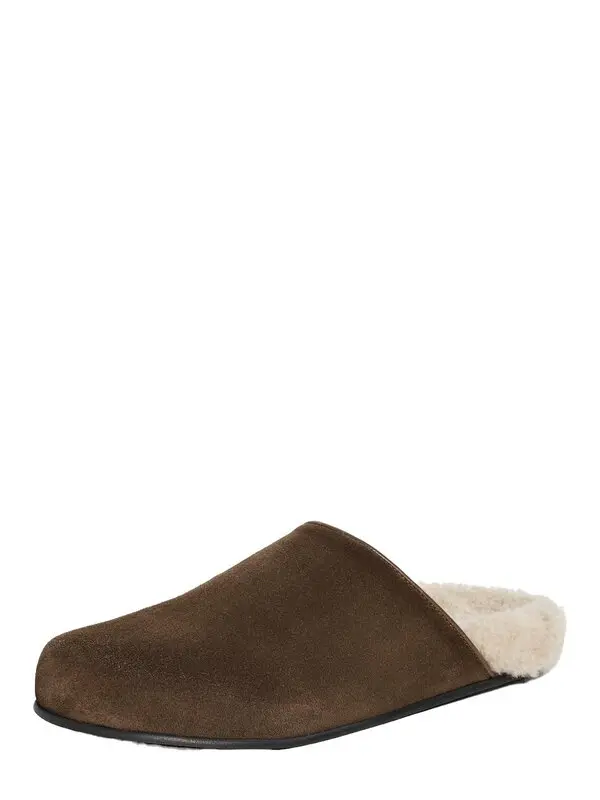 Jenni Kayne Shearling Ashby Clogs - Bronze