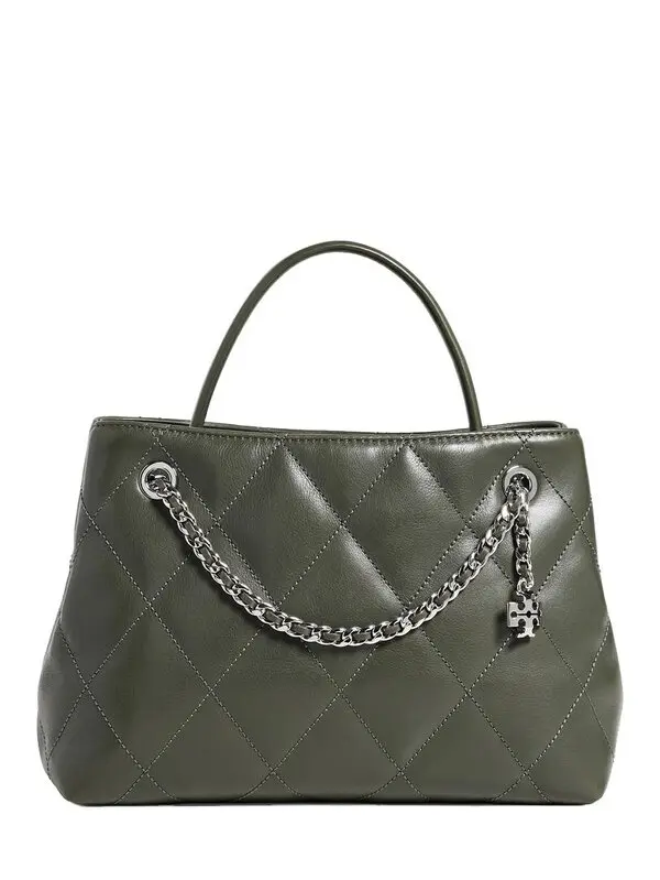Tory Burch Fleming Small Carryall Shoulder Bag - Brown Multi