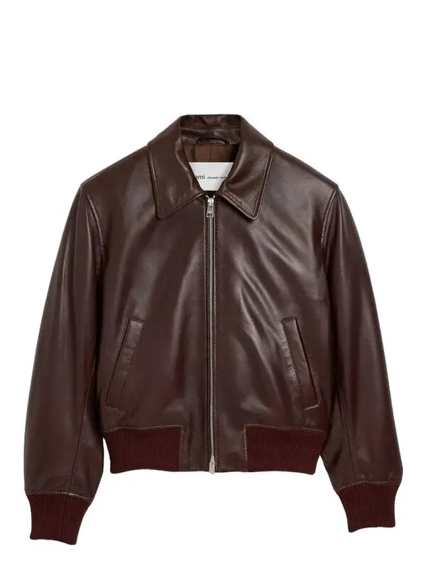 AMI Paris Jackets Bomber Jackets - Brown