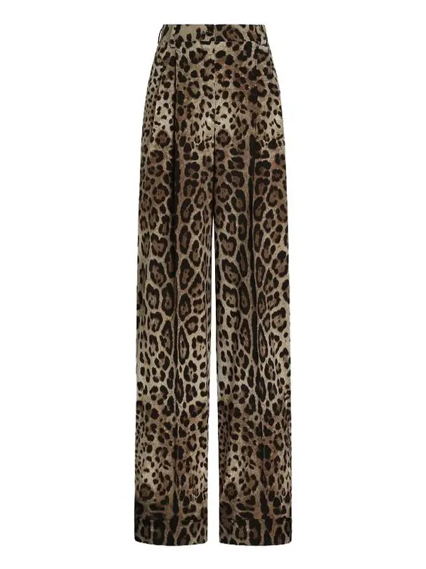 Dolce & Gabbana Neutrals Trousers Tailored Trousers - Cream