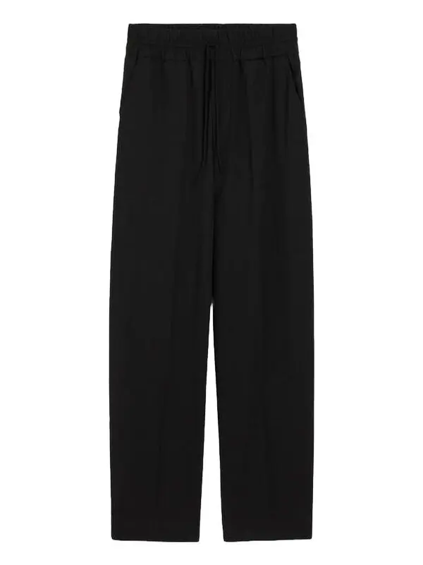 AMI Paris Trousers Regular & Straight-leg Trousers - Black