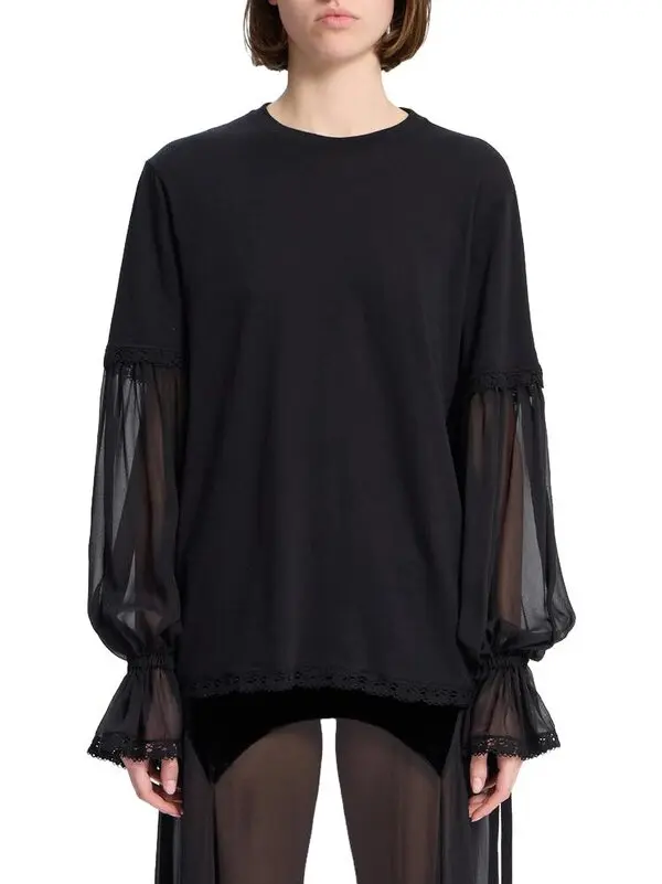 ANN DEMEULEMEESTER Tops T-shirts & Jerseys - Black