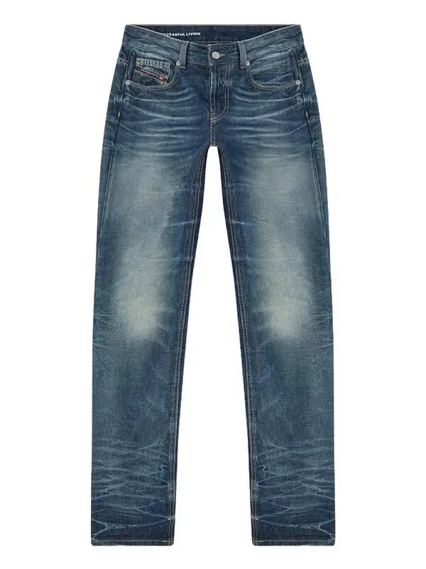 DIESEL® Denim Straight-leg Jeans - Blue