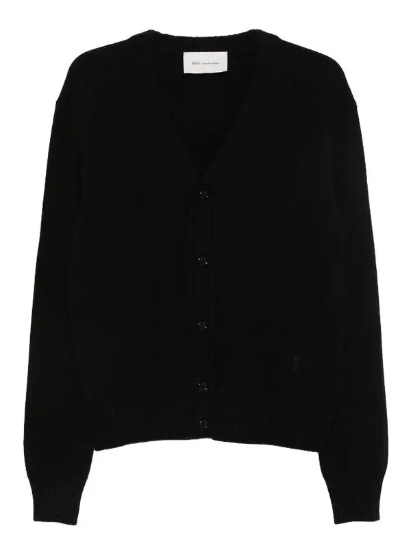 AMI Paris Sweaters & Knitwear Cardigans - Black