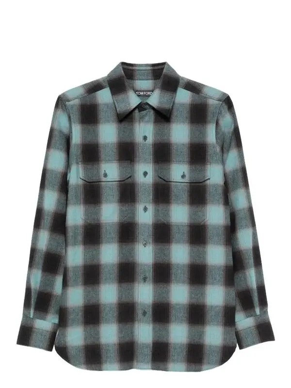 TOM FORD Grey Shirts - Gray