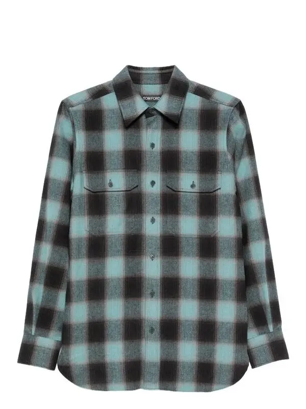 TOM FORD Grey Shirts - Gray