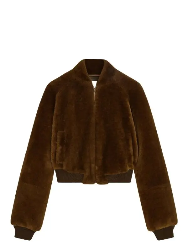 Phoebe Philo Super Soft Bomber Jacket - Ginger