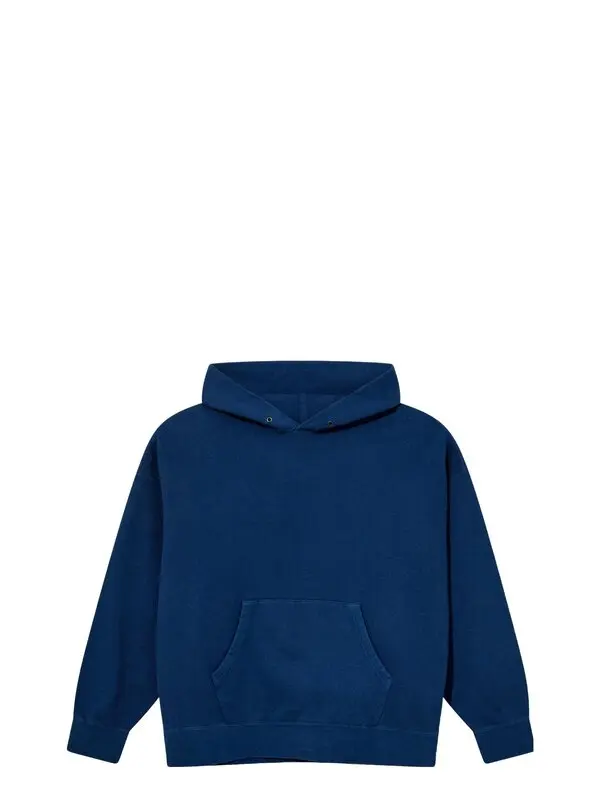 Visvim Long-sleeved Hooded Sweatshirt - Indigo