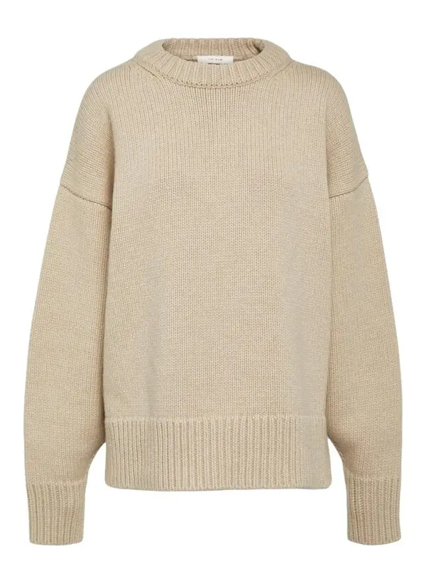 THE ROW Long Sleeve Sweater - Sand