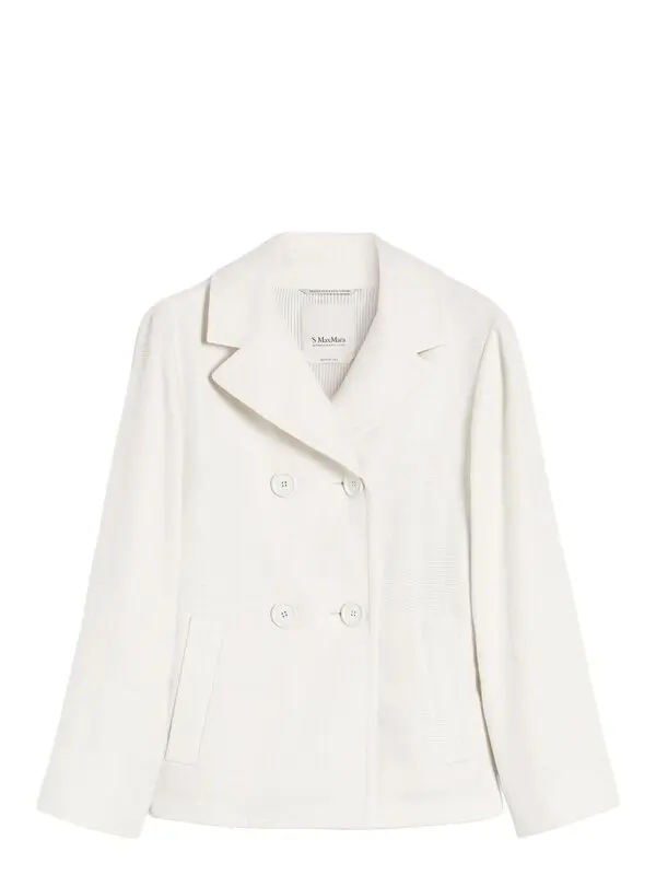 Max Mara Kasia Double-breasted Long-sleeved Jacket - Beige