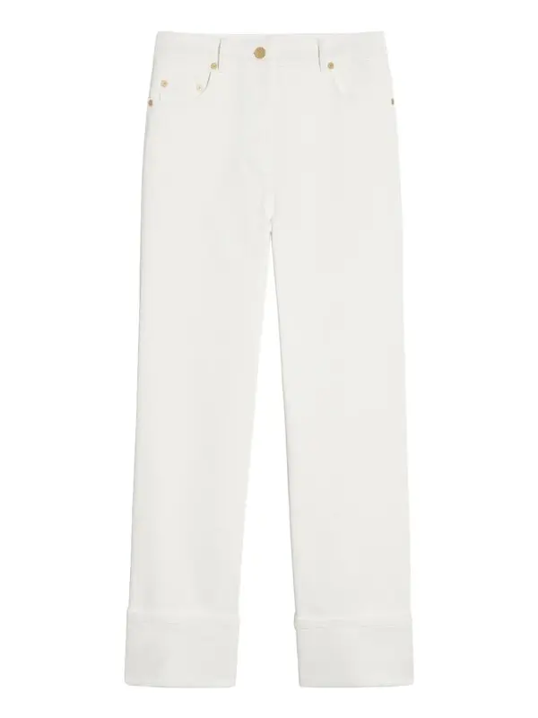 Max Mara Cervia Wide-leg Jeans - White