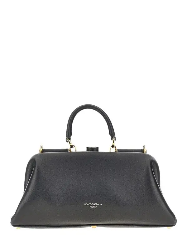 Dolce & Gabbana Plongé Nappa Leather 'grandma' Bag - Black