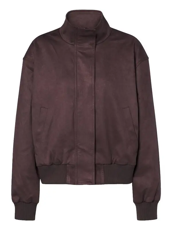 Velvet By Graham & Spencer Quincy Blouson Jacket - Brown