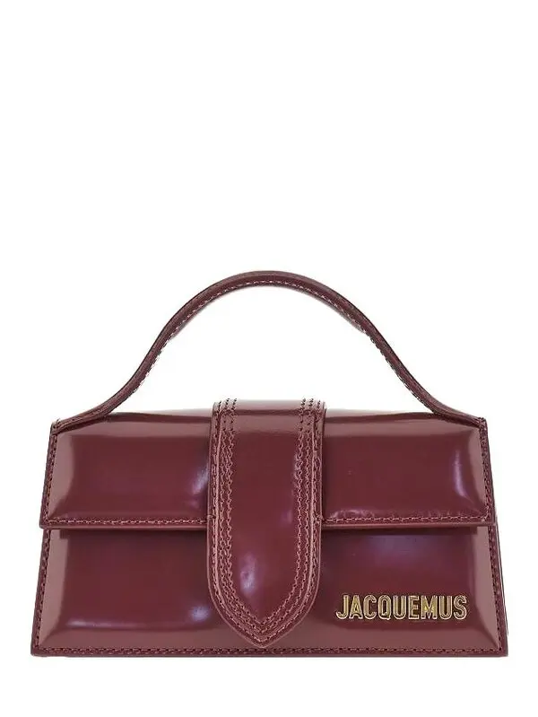 Jacquemus Le Bambino' Spazzolato Leather Mini Bag - Red
