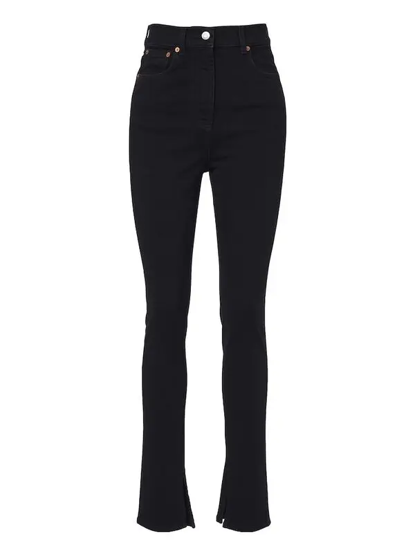 Balmain High-rise Slim Jeans - Black