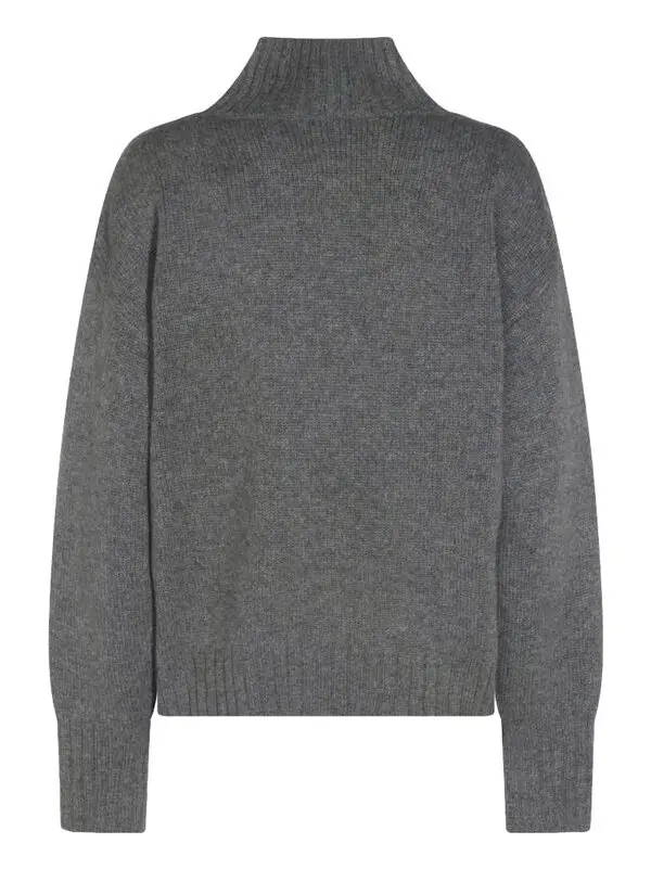 Malo High-neck Sweater - Grey