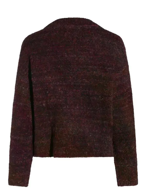 DAILY PAPER Bouclé V-neck Sweater - Brown