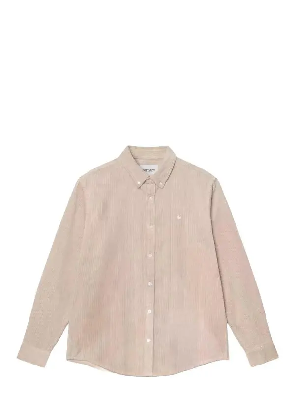 Carhartt Work In Progress L/s Madison Corduroy Button-down Shirt - Neutrals