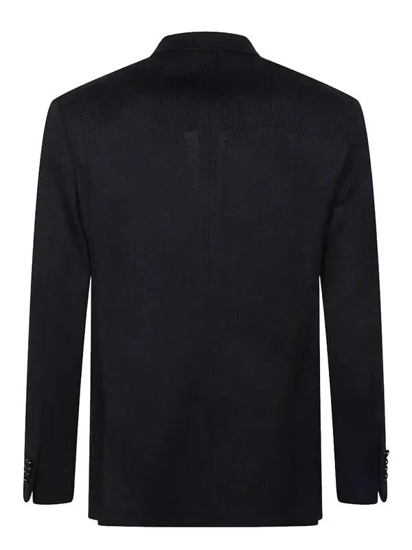 Tagliatore Double-breasted Peak-lapel Suit Jacket - Blue
