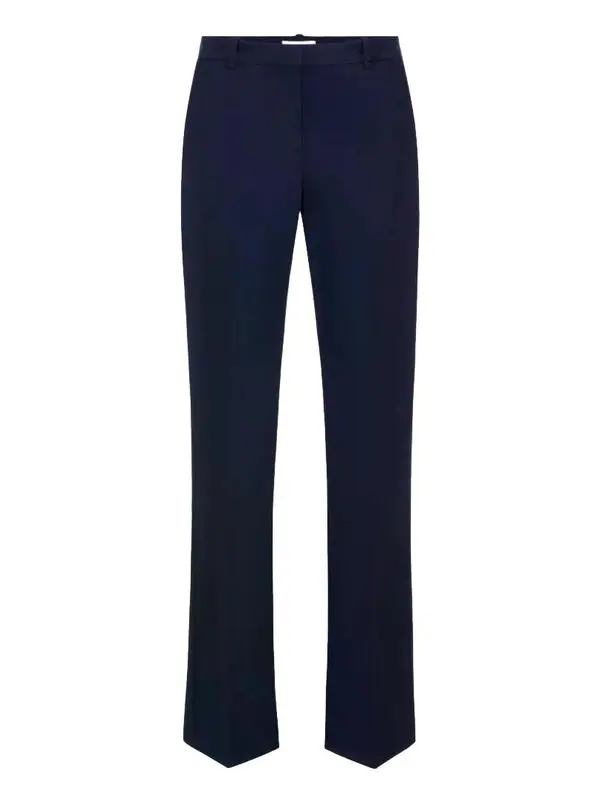 Elisabetta Franchi Lightweight Crêpe Fabric Trousers - Blue