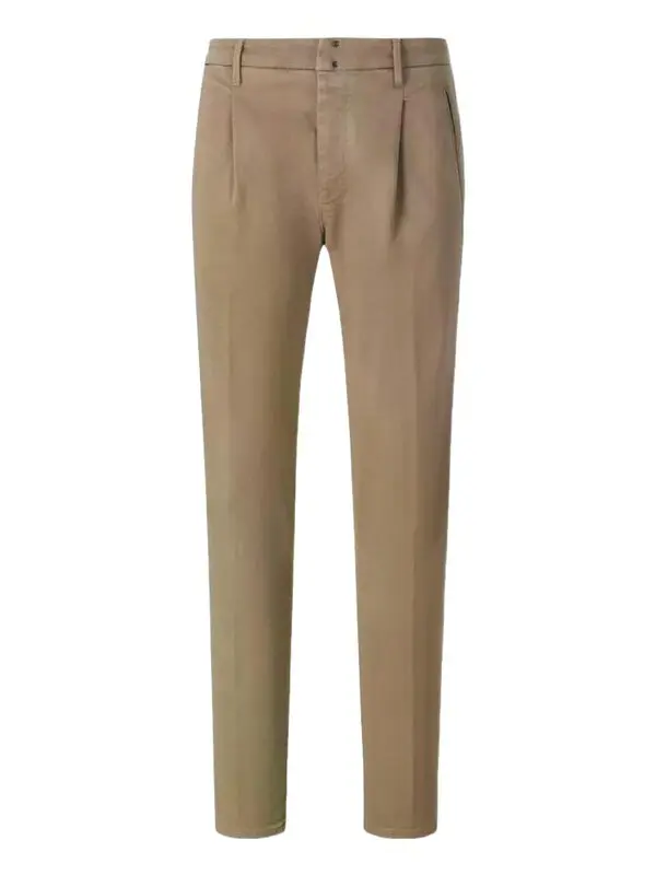Incotex Pleated-detail Trousers - Neutrals