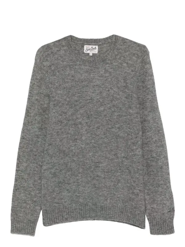MC2 SAINT BARTH Crew-neck Knitted Sweater - Grey