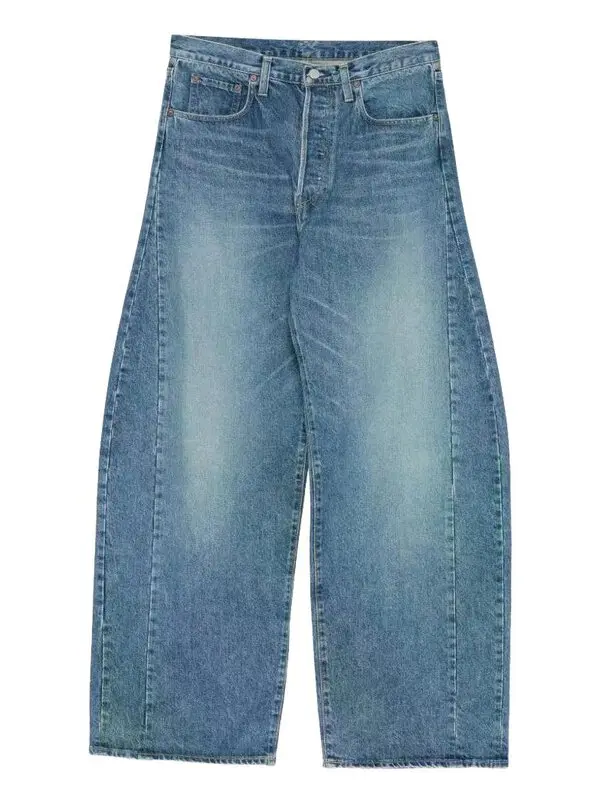SSSTEIN Deformation Wide-leg Jeans - Blue
