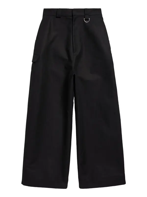 Balenciaga Loose Fit Workwear Pants - Black