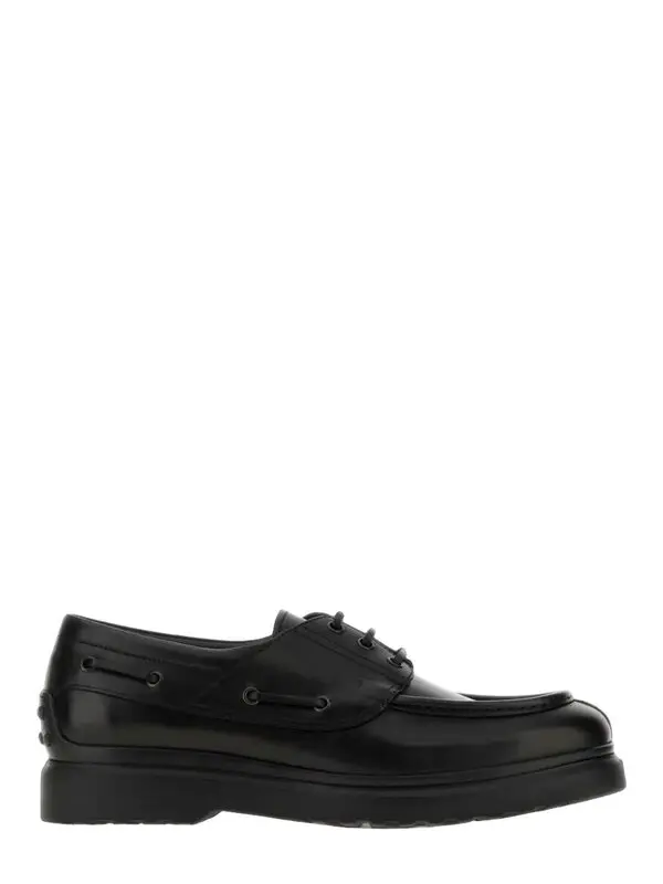 TOD'S Boat Shoes Lace-up "monteco - Black
