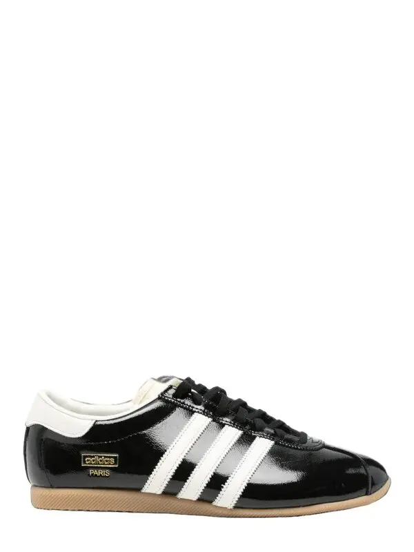 ADIDAS ORIGINALS Low-top Leather Sneakers "paris - Black