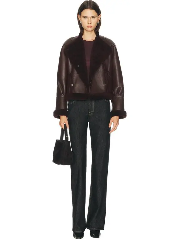 Altuzarra Kenny Coat - Deep Cherry