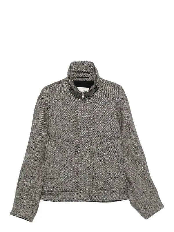 Dries Van Noten Wool Vince Jacket With A Relaxed Fit - Black