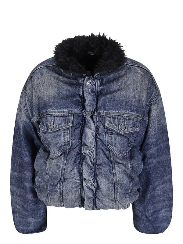 DIESEL® Denim Cotton Jacket - Blue