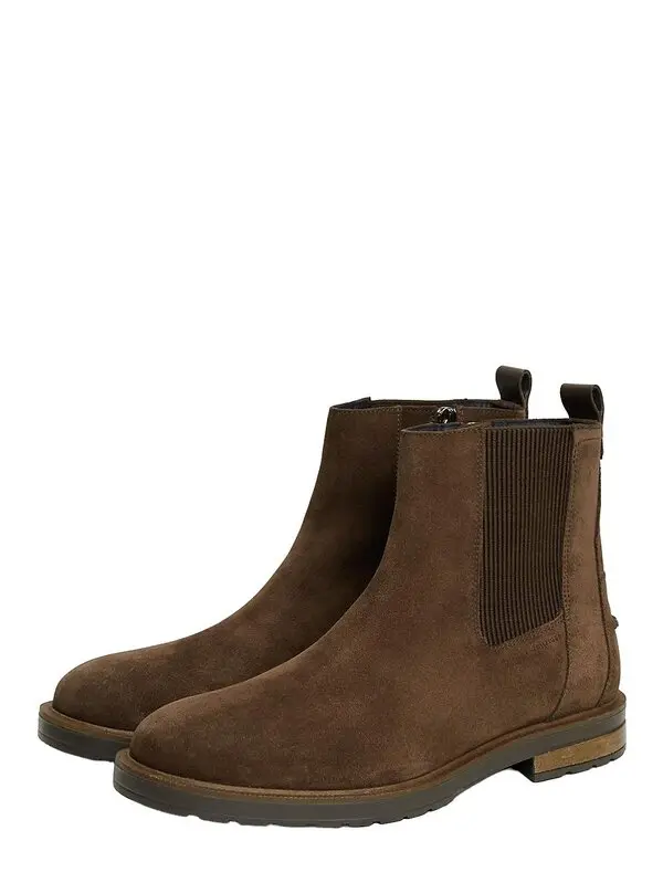 Tommy Hilfiger Suede Chelsea Boot - Cocoa