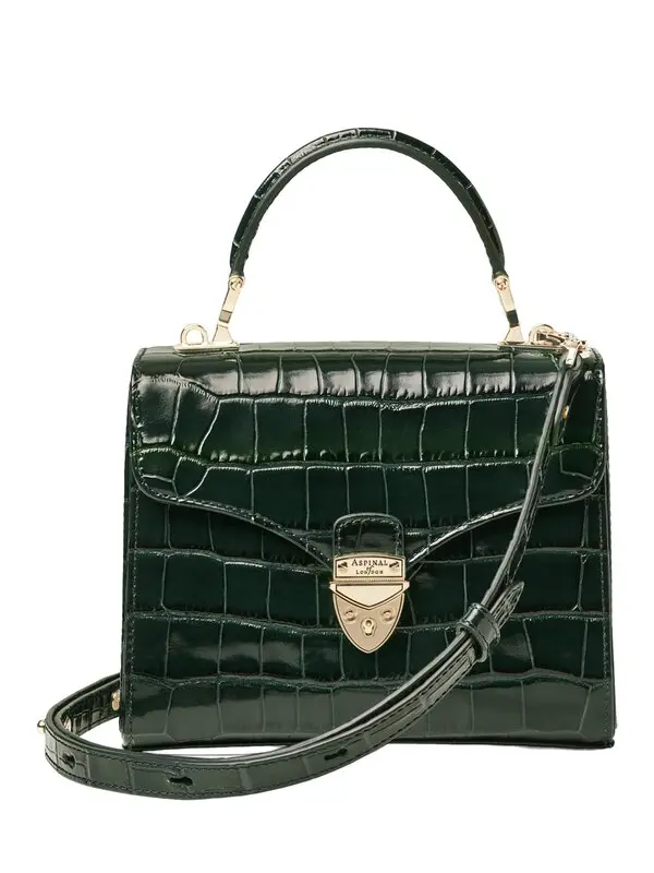 ASPINAL OF LONDON Midi Mayfair Top-handle Bag - Green