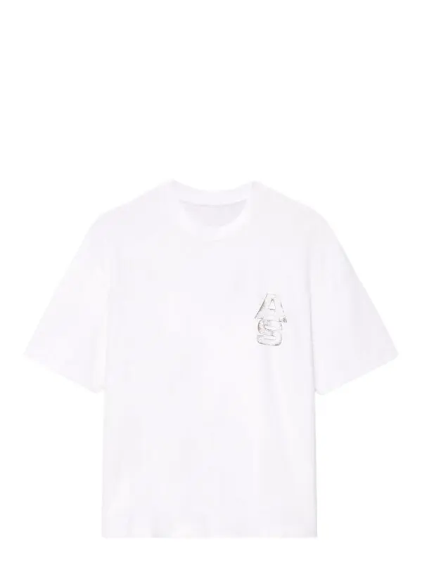 ALLSAINTS Organic Cotton Roller T-shirt - White